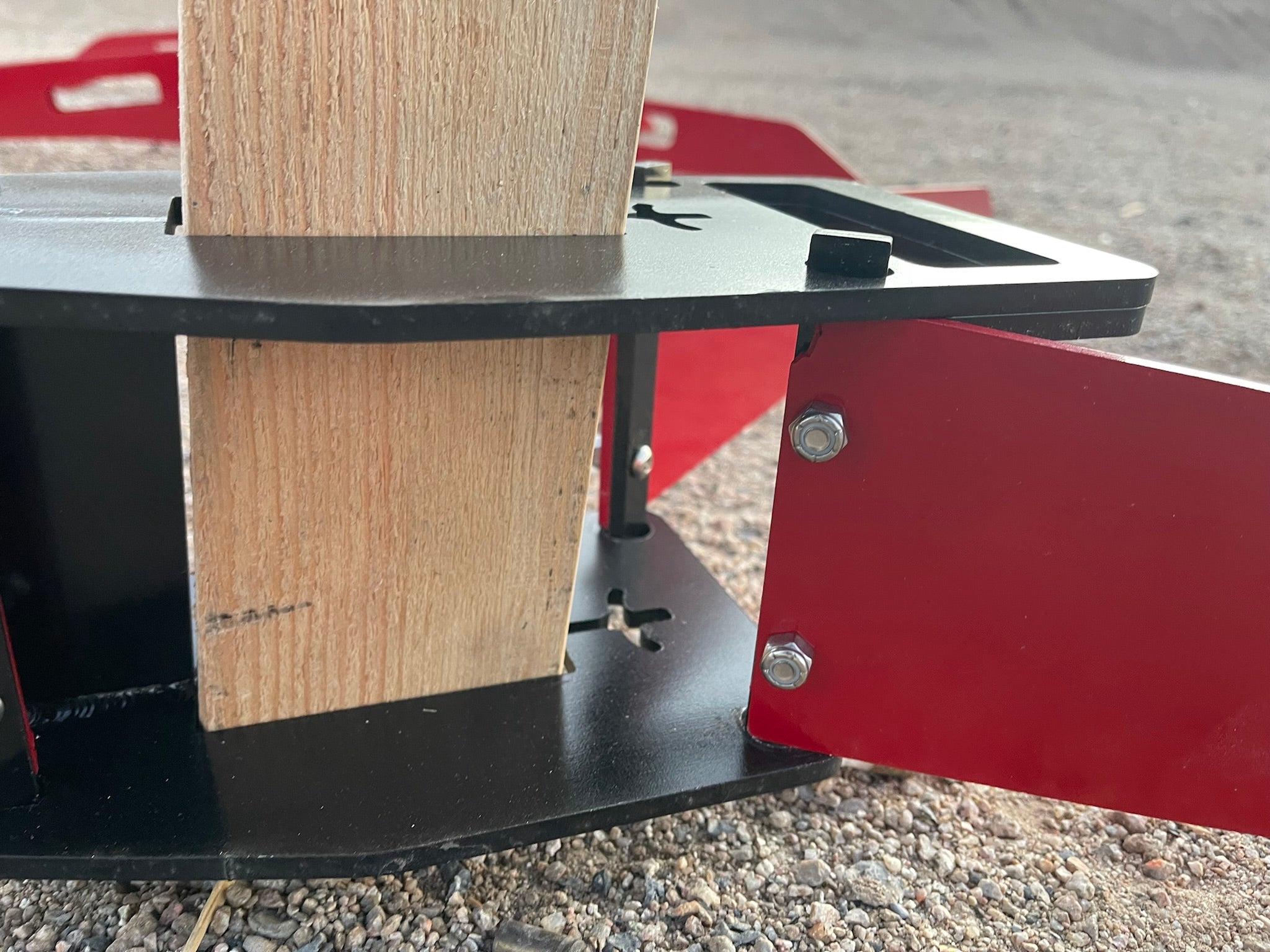 Direct Hit Target Light Weight Folding Target Stand - 4 Leg For 2x4 Po ...