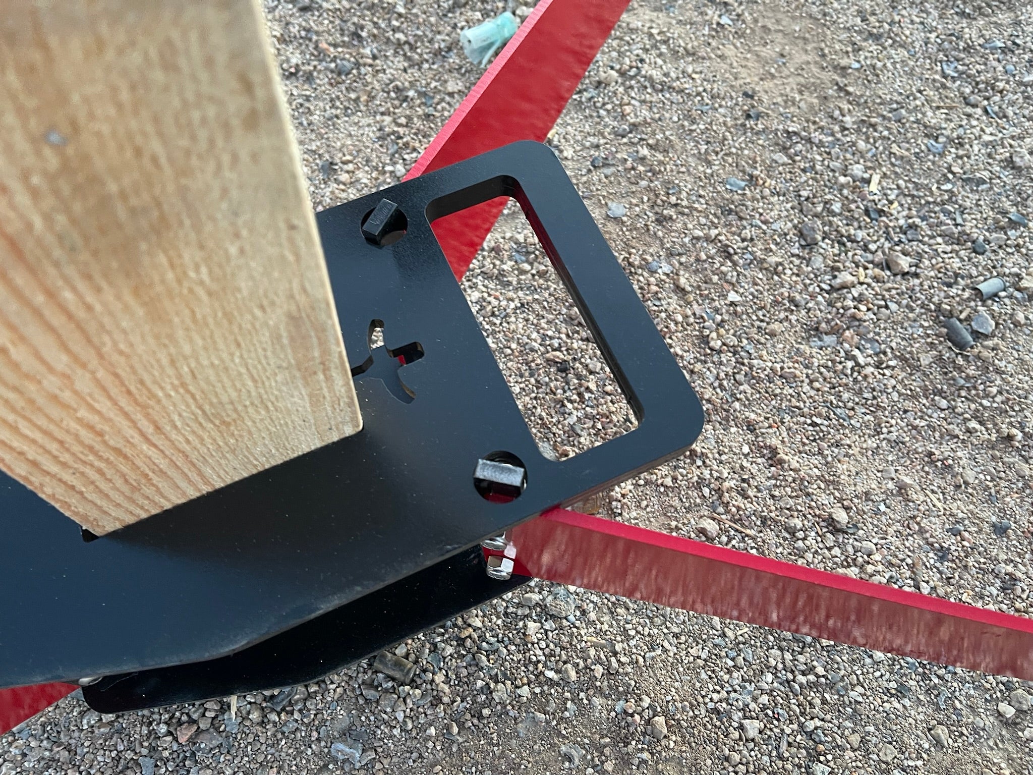 Direct Hit Target Light Weight Folding Target Stand - 4 Leg For 2x4 Po ...