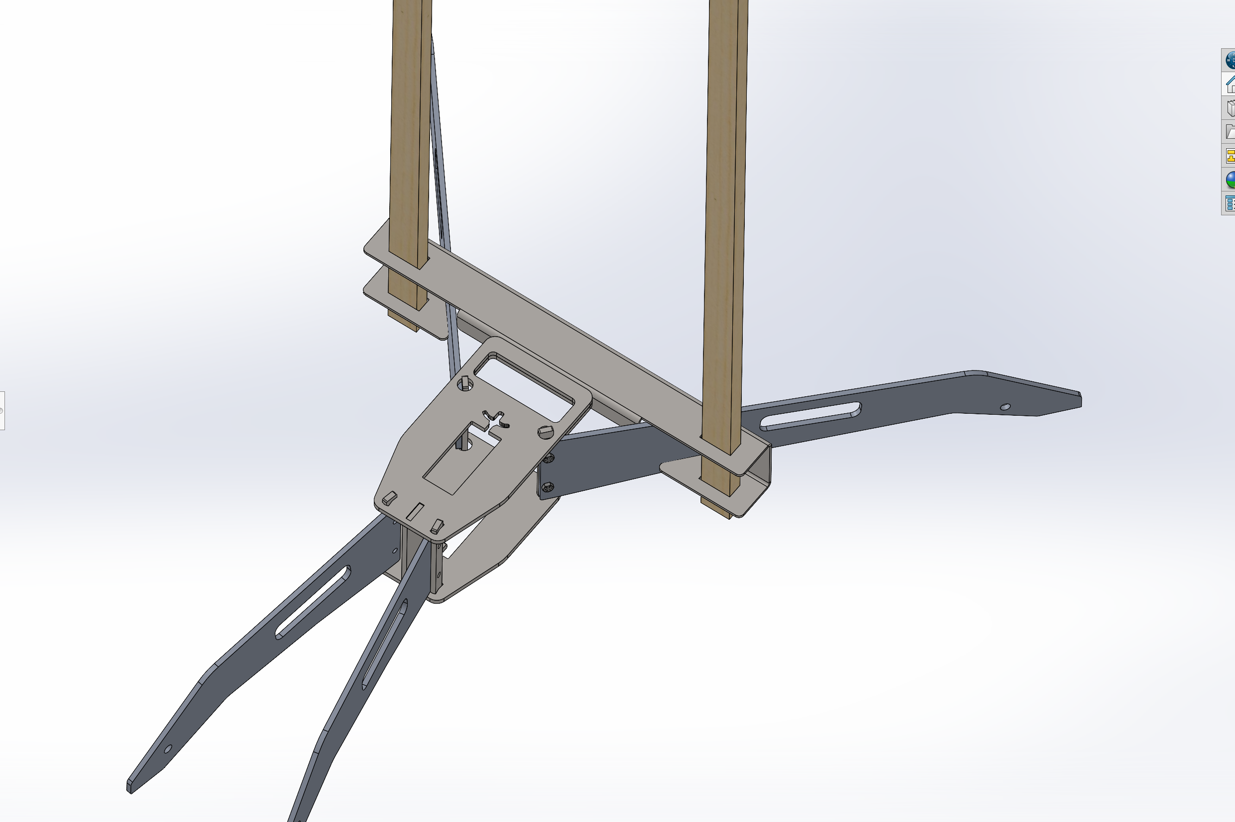 Direct Hit Target Folding Target Stand - 4 Leg For 2x4 Post - With Ste ...